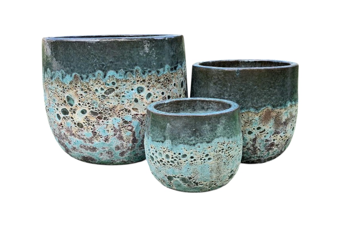 Rustic Glazed Pots - Decor Imports Distribution – New Flora Imports