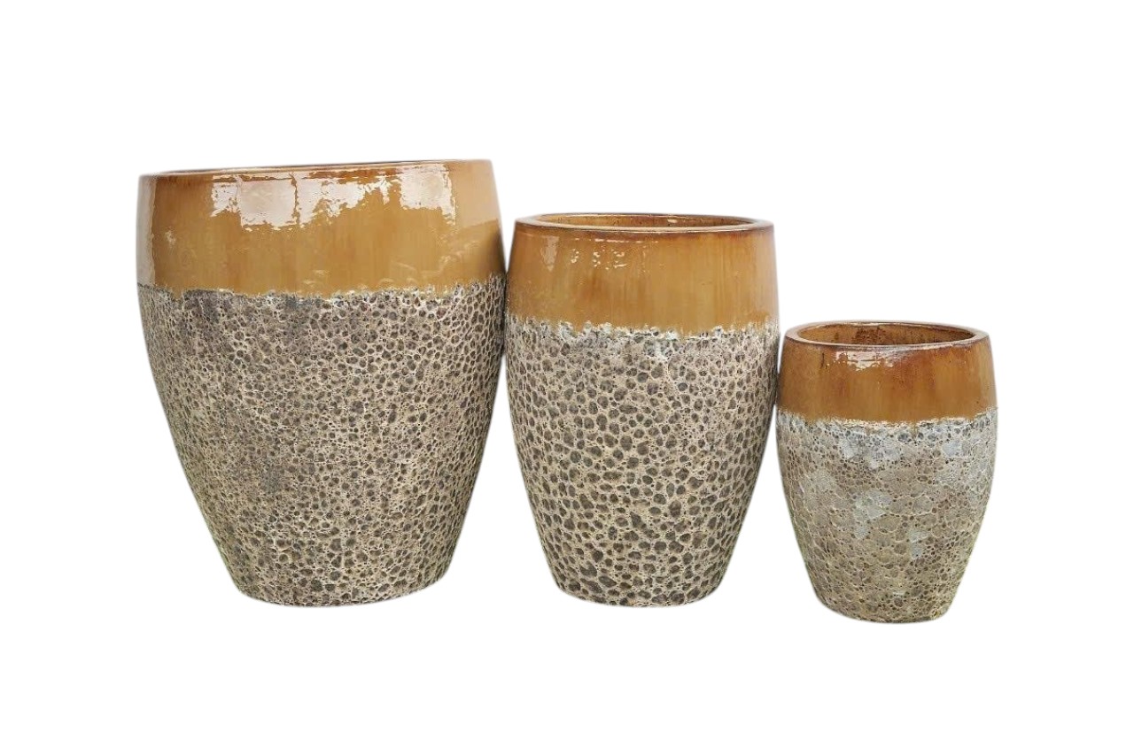 Rustic Glazed Pots - Decor Imports Distribution – New Flora Imports